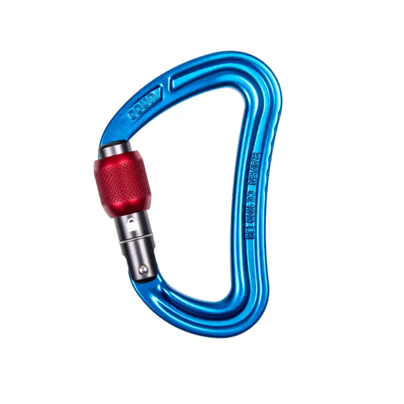 Ocun Raven Screw karabiner plavi - Kamino - Prodavnica planinarske opreme